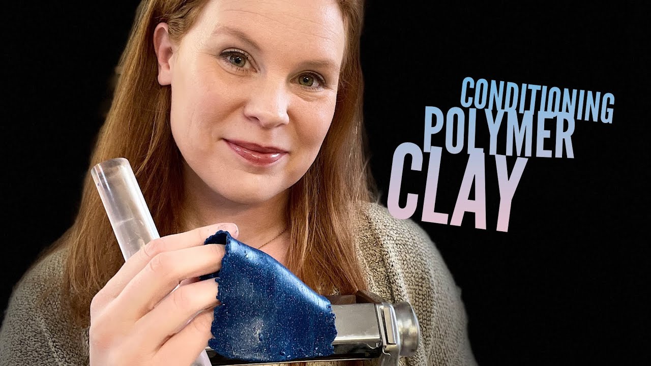 Conditioning and Preparing Polymer Clay With Pasta Roller Machine - YouTube