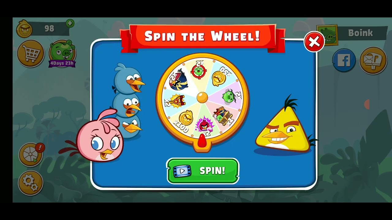 Angry Birds Friends Spin The Wheel! - YouTube