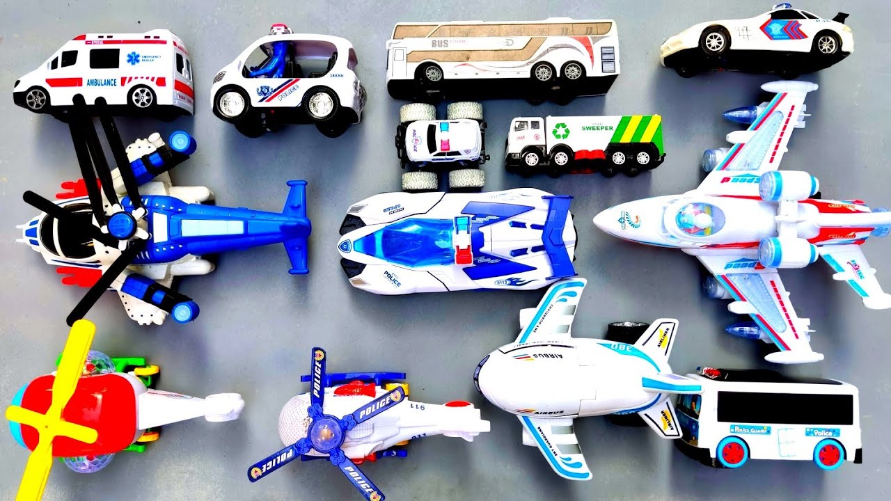 Review Mainan Helicopter, Bus Polisi, Robocar Poly, Pesawat Tempur ...