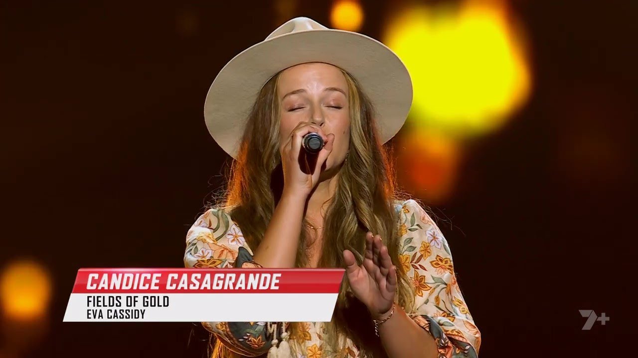 Candice Casagrande - Fields Of Gold | The Voice Australia 12 | Blind ...