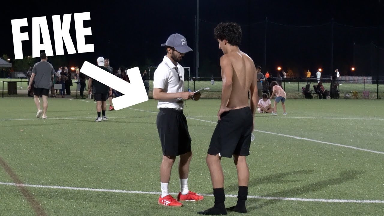 Fake Soccer Scout Prank! - YouTube