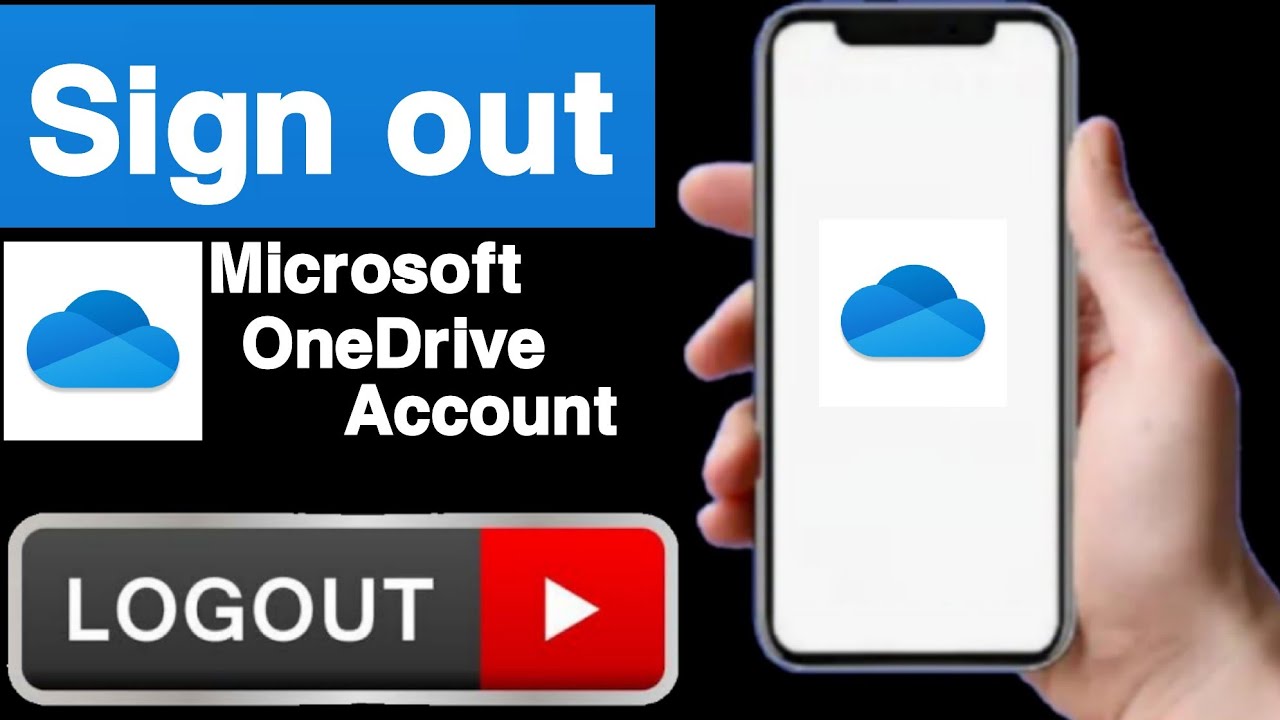 How to sign out microsoft onedrive account||Sign out onedrive account ...