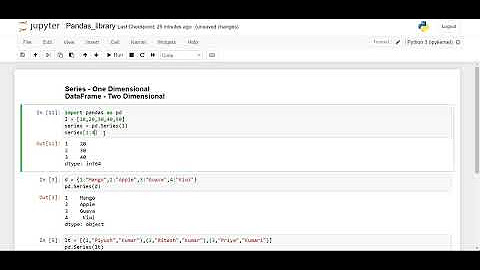 Pandas Library - YouTube