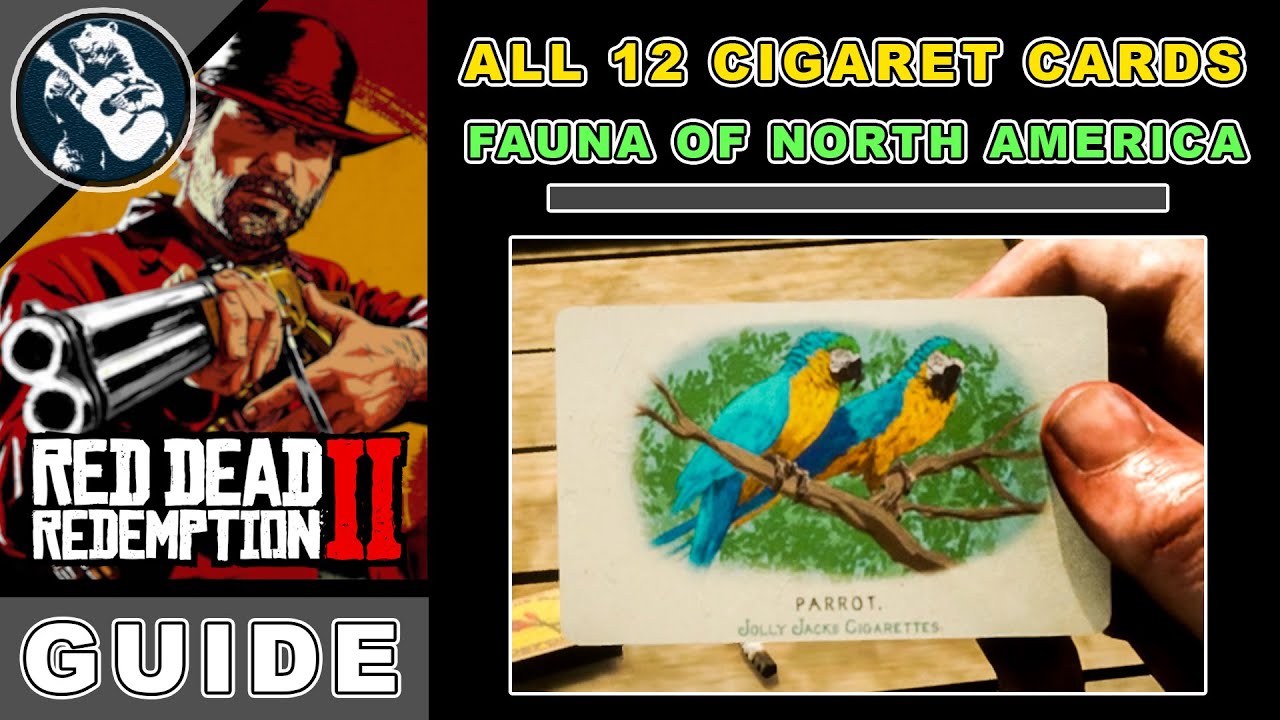 All 12 Fauna Red Dead Redemption 2 Cigarette Cards Locations & Reward ...