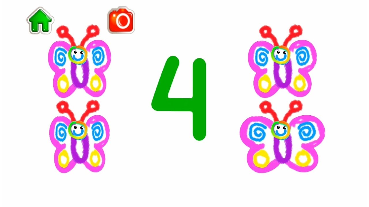 123 Counting Numbers | write and read numbers | 123 learning for kids ...