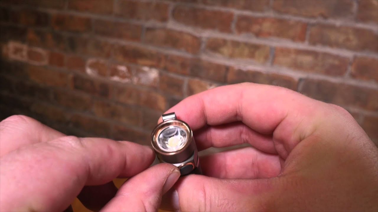 Olight S1 Baton Ti (Bead Blasted Titanium) Review - YouTube