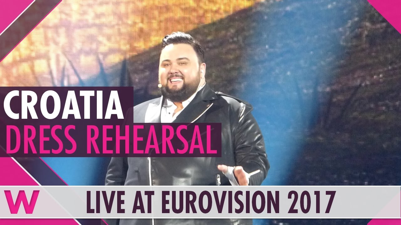 Croatia: Jacques Houdek "My Friend" grand final dress rehearsal ...