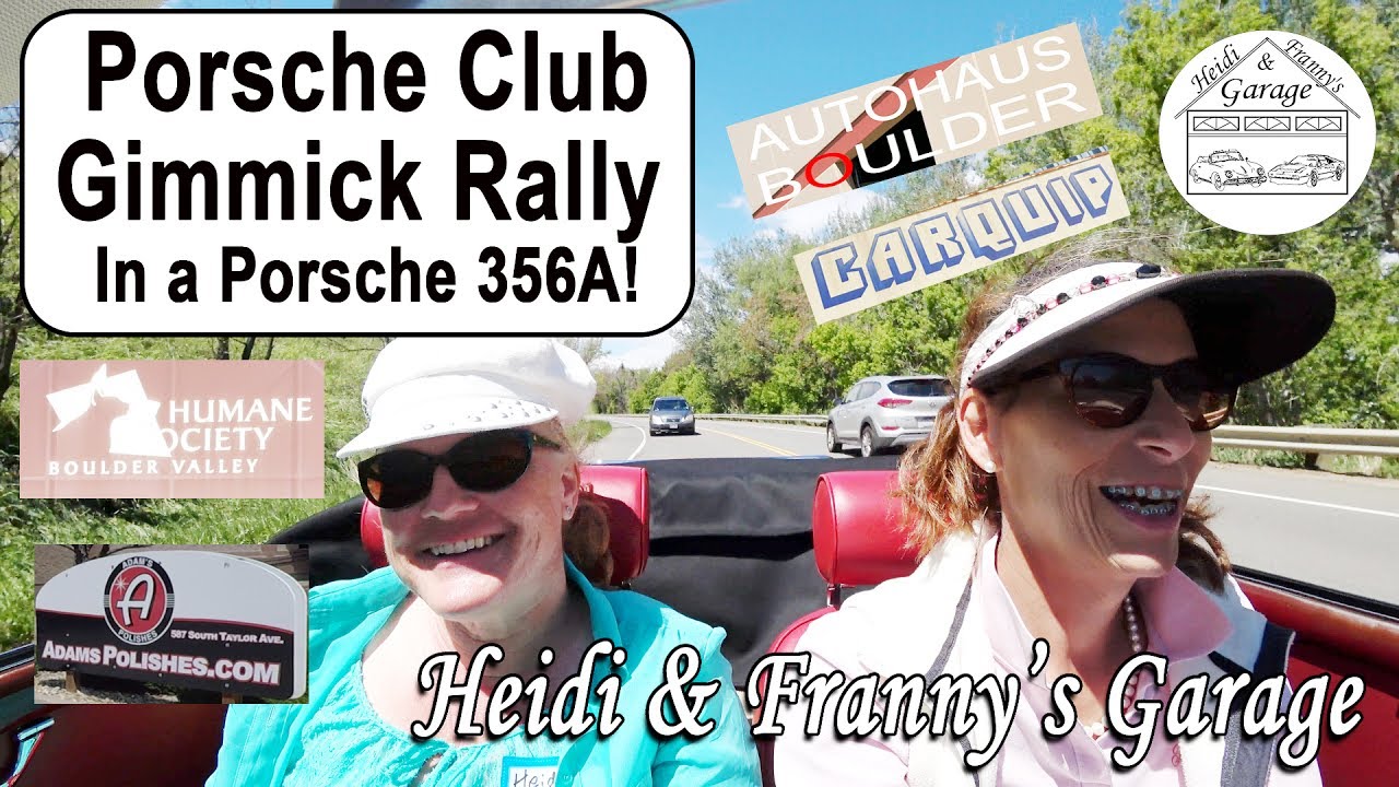 Porsche Gimmick Rally in a 356! - YouTube