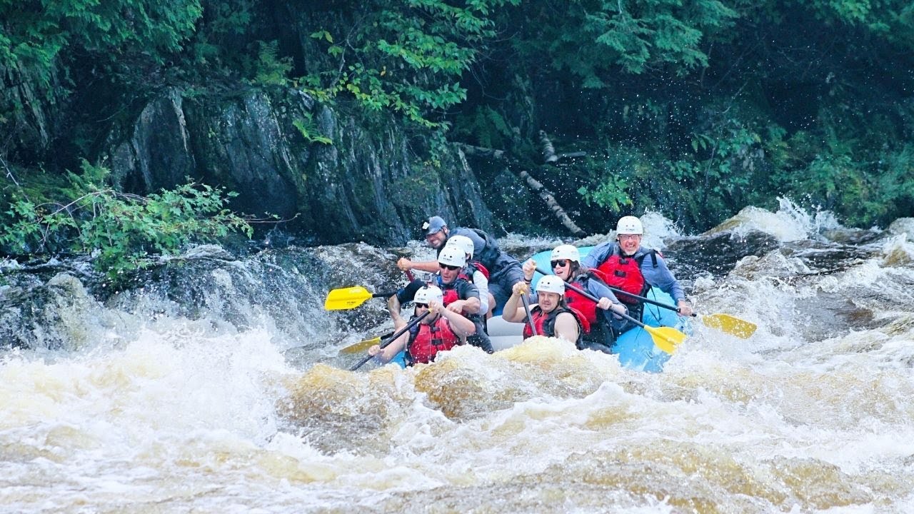 Guys White Water Rafting Trip At Wildman Adventure Resort In Wisconsin ...