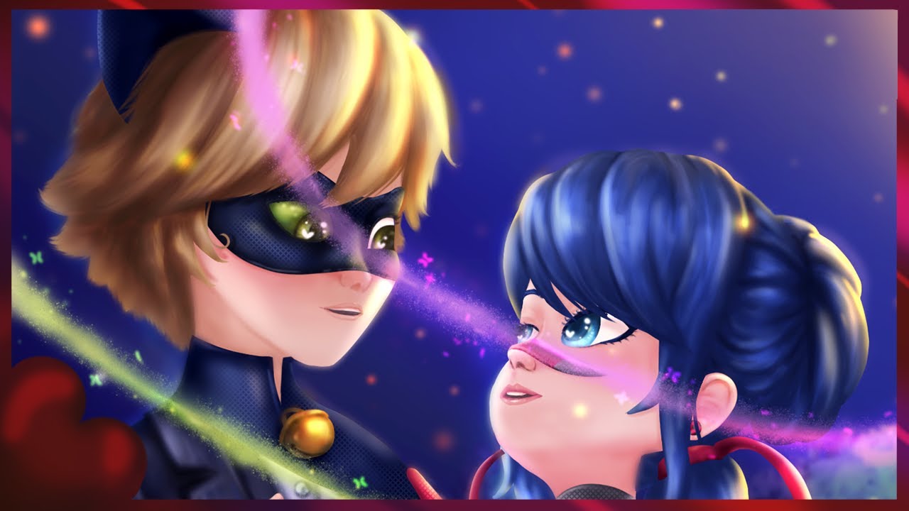 Miraculous Ladybug and Cat Noir SpeedPaint Transformation dance * # ...