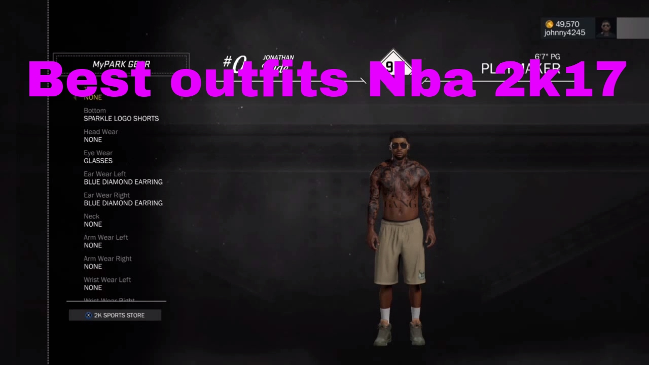 Nba 2k17 Best Outfits - YouTube