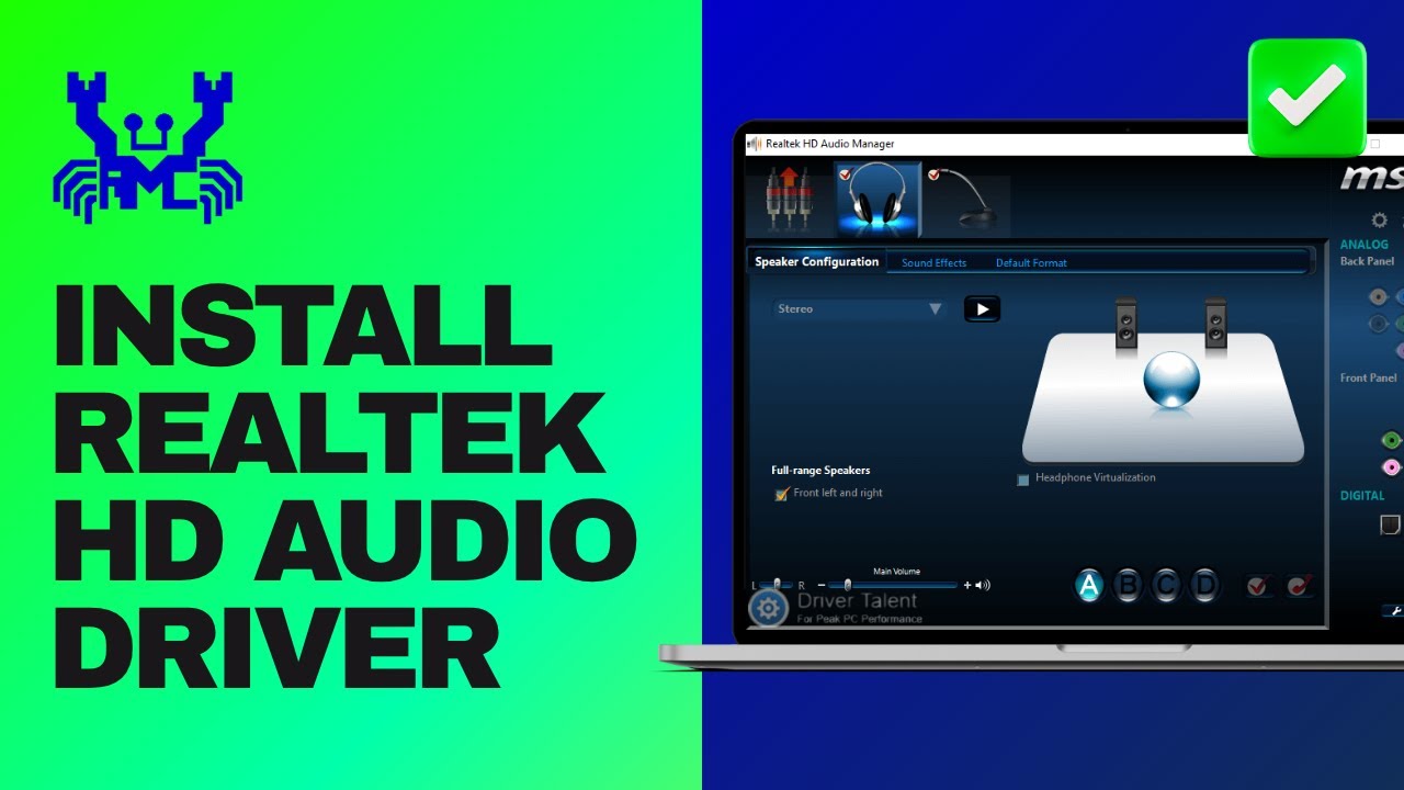 [Easy Guide] Install Realtek HD Audio Driver - YouTube
