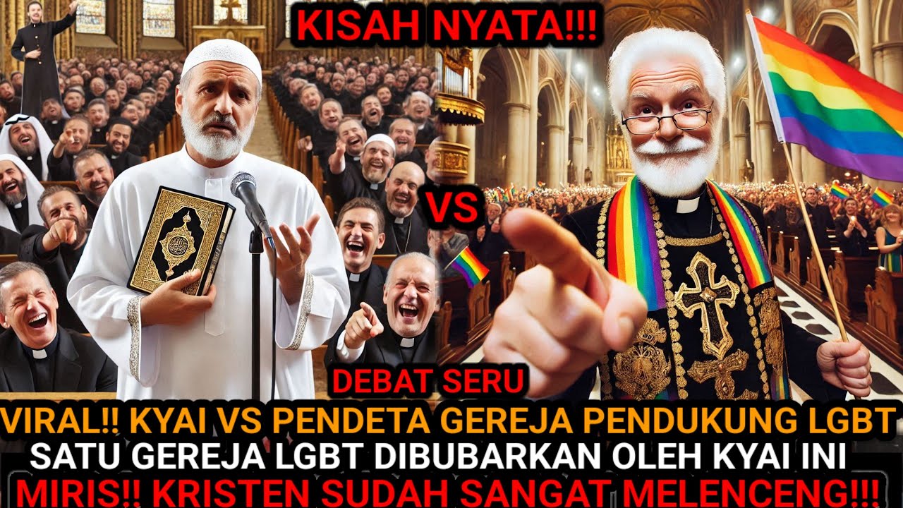 VIRAL!! KYAI INI BUBARKAN GEREJA & PENDETA PENDUKUNG LGBT DI AMERIKA ...