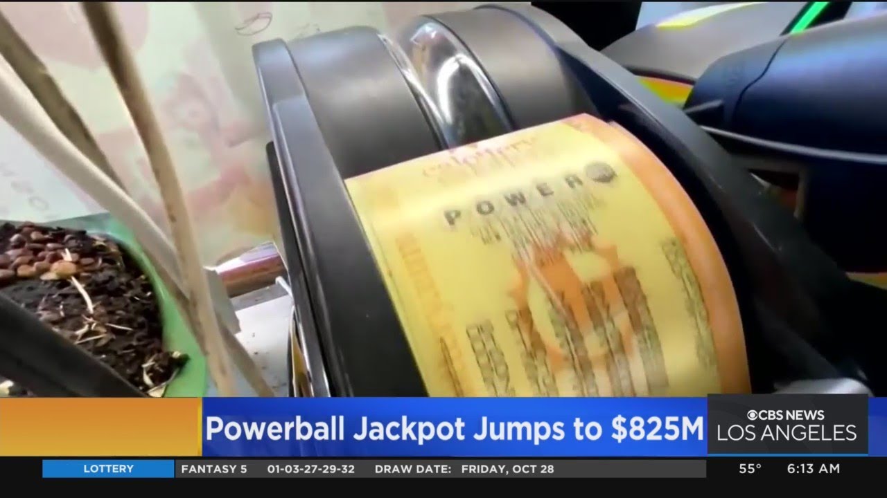 Powerball Jackpot Jumps To 825 Million Youtube