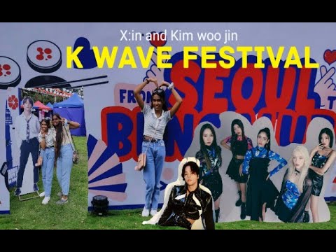 K WAVE FESTIVAL VLOG ( MEETING XIN AND KIM WOO JIN!! ) KPOP IDOLS IN INDIA RUCHITHA R Y #kpop ...