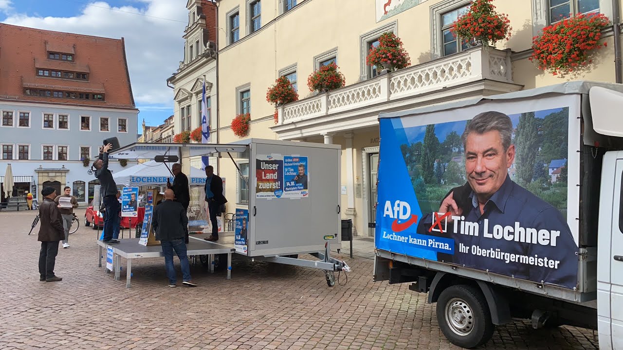 Tim Lochner Demo Pirna 14.10.23 - YouTube