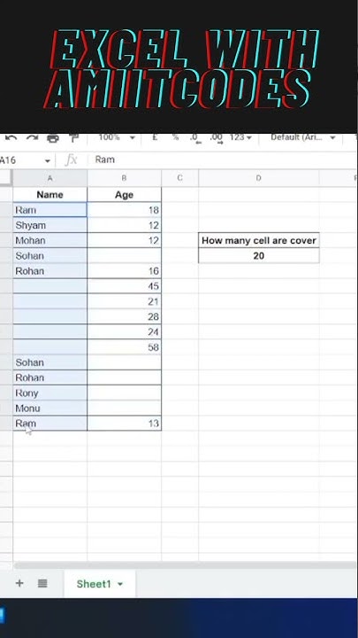 #80 Counta Function in Excel | Easy Explanation | Advance Excel | @AmiitCodes | msofficewithamit ...
