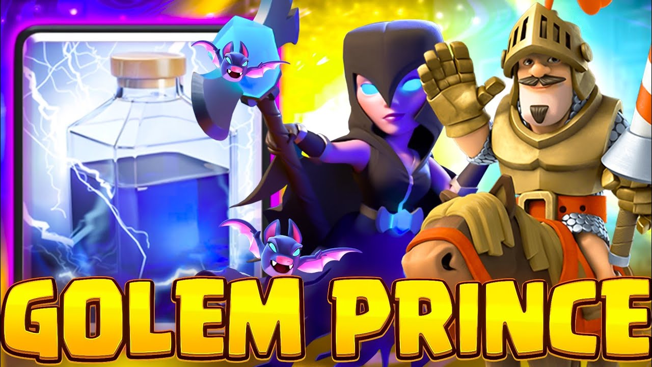 GOLEM PRINCE SD NW - CLASH ROYALE - YouTube