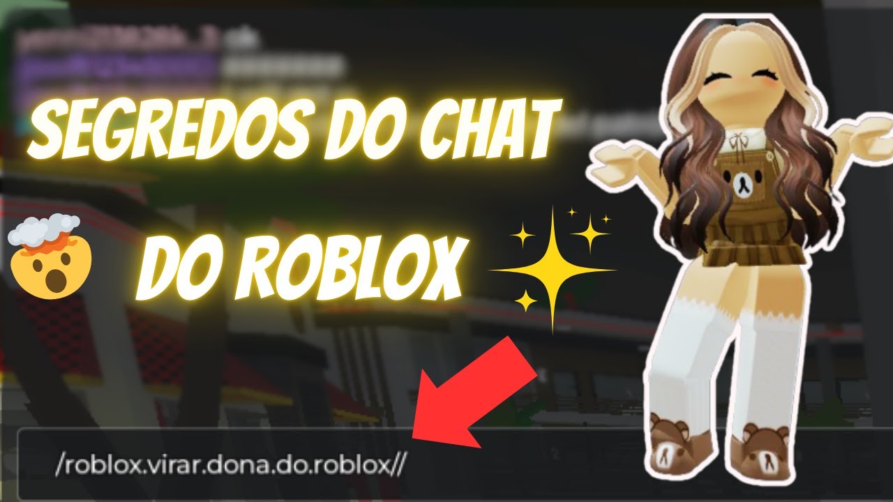 COMANDOS DO CHAT DO ROBLOX | Gabi macedo - YouTube
