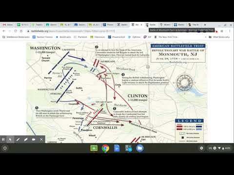 The Battle of Monmouth Courthouse - YouTube