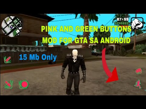 [SHARE] Pink and Green Buttons Mod GTA SA Android With new icons - YouTube