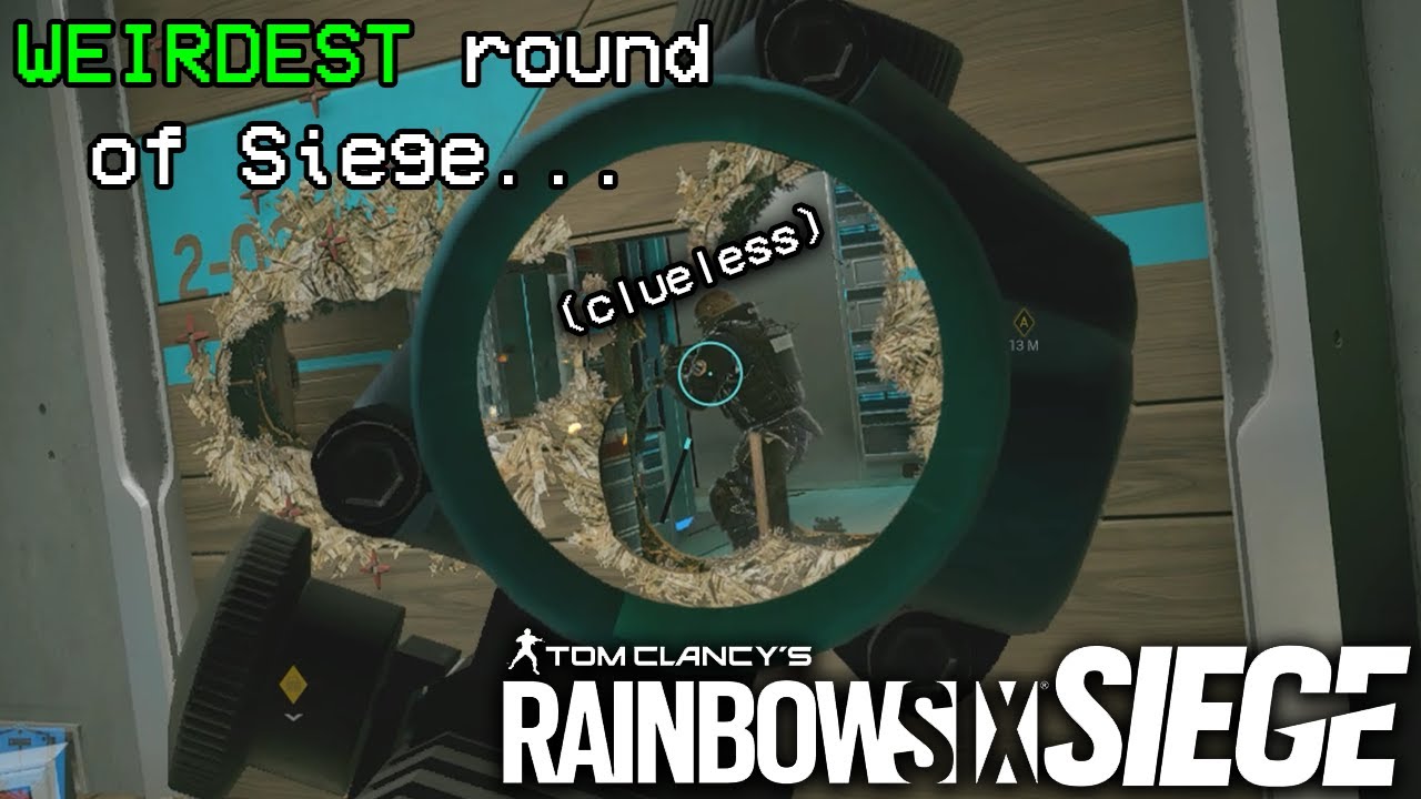 WEIRDEST round of Siege ever | Rainbow Six: Siege Highlights - YouTube