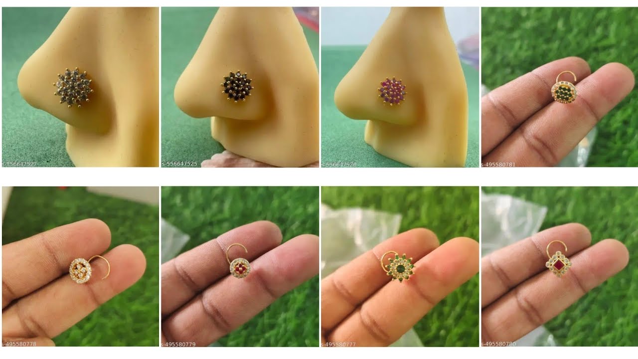 Latest Gold Nose Ring Design 2025 / Gold Nose Ring New Design /Gold ...