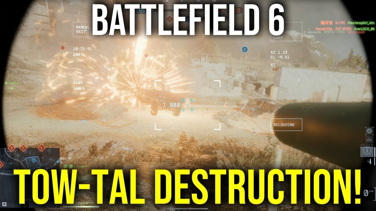 My Best TOW MISSILE Clips in Season 1 of Battlefield 6! - YouTube
