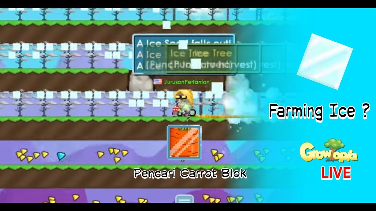 🔴[LIVE] Lanjut Farming Ice ~ Live Growtopia - YouTube