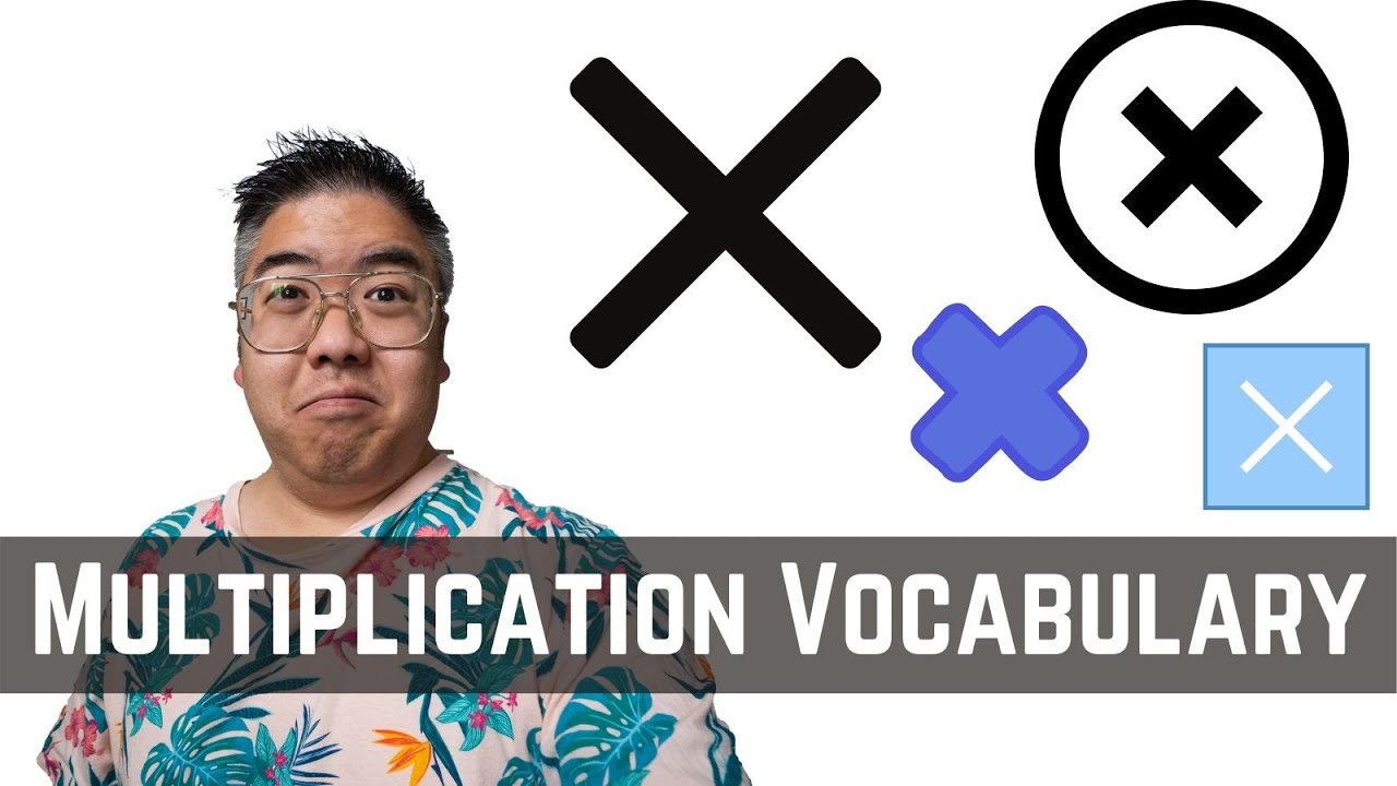 Multiplication Vocabulary Terms - YouTube