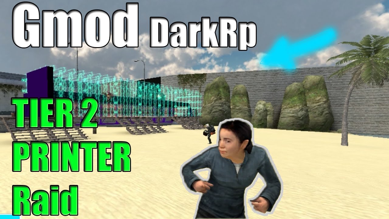 Gmod DarkRp | TIER 2 PRINTER RAID | STEALING WEED | - YouTube