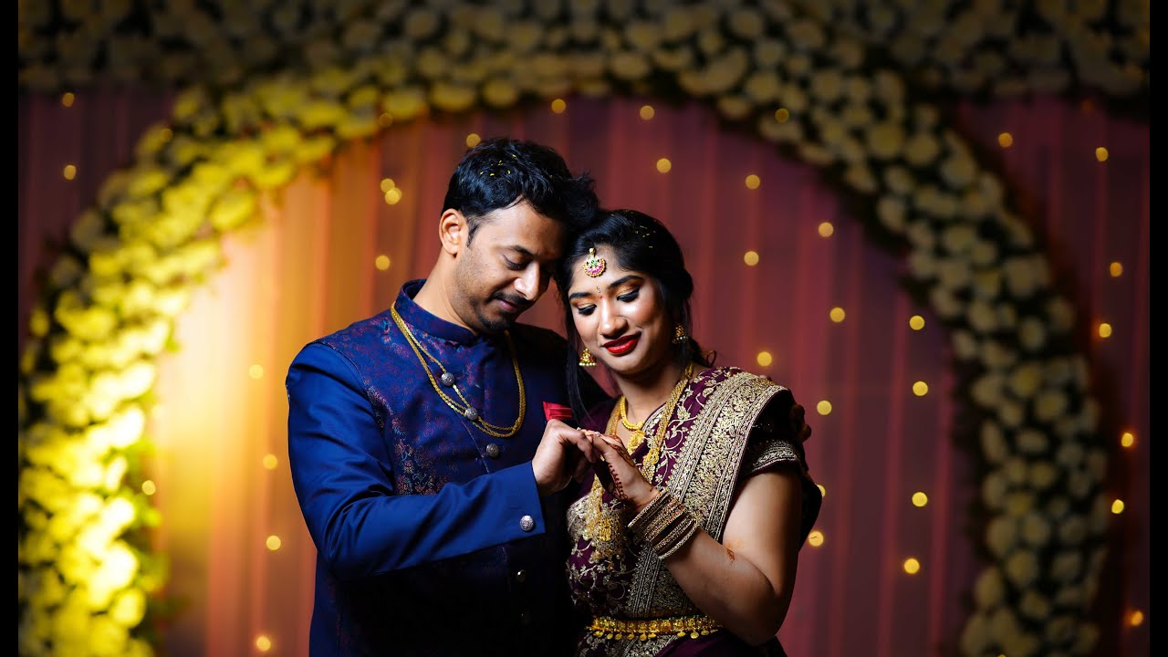 Sai Harshitha - Naveen Krishna Engagement Highlights - YouTube