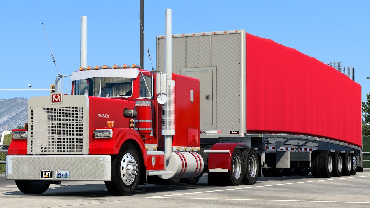 1985 Marmon 57p | Straight Piped CAT C-15 MBN | ATS Mods | American ...