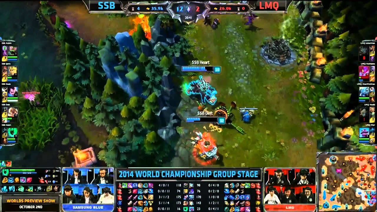 Samsung Blue The Deft Show - SSB vs LMQ (S4 Worlds) - YouTube