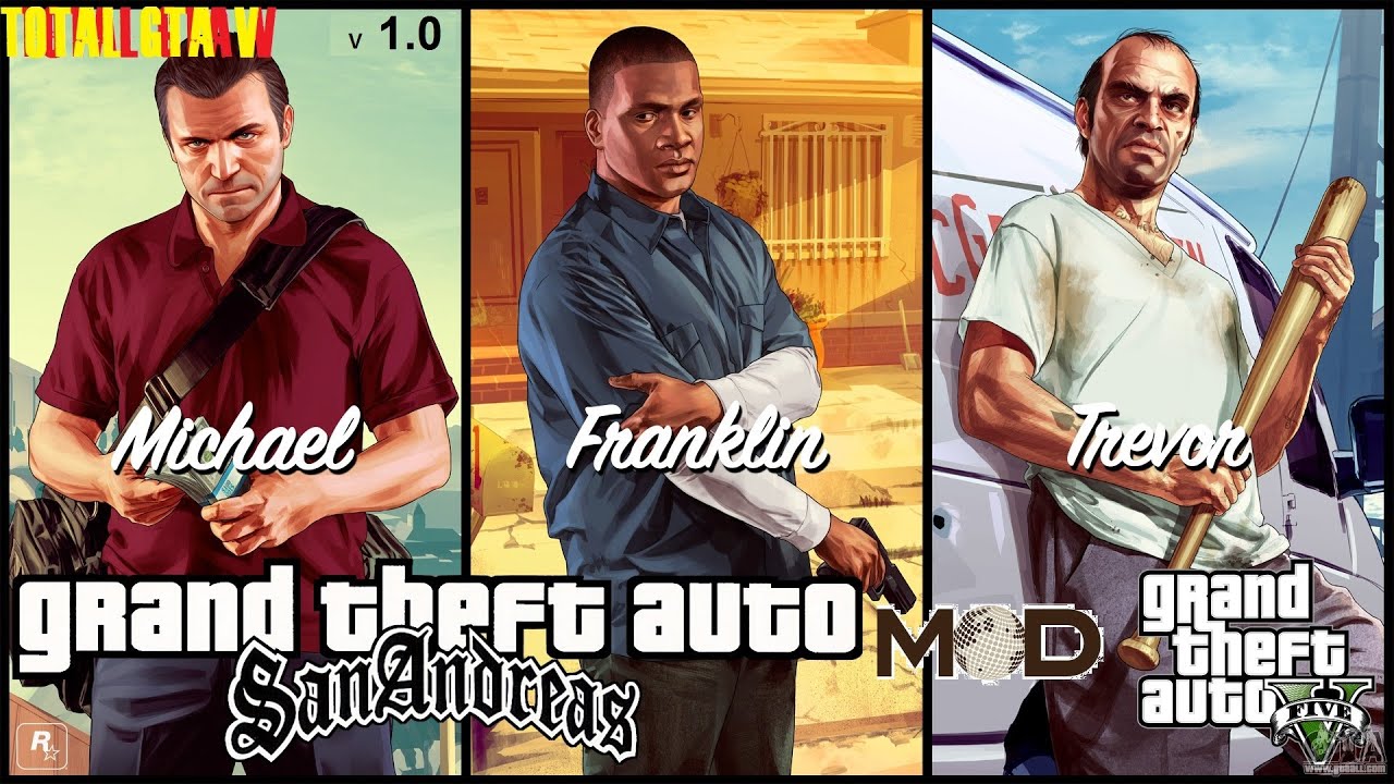 GTA San Andreas MOD GTA 5 Alpha V.1.0 + Dowload - YouTube