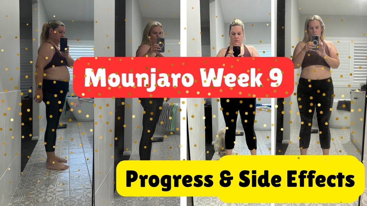 WEEK 9 UPDATE: MOUNJARO (5mg) SIDE EFFECTS + PROGRESS #mounjaro - YouTube