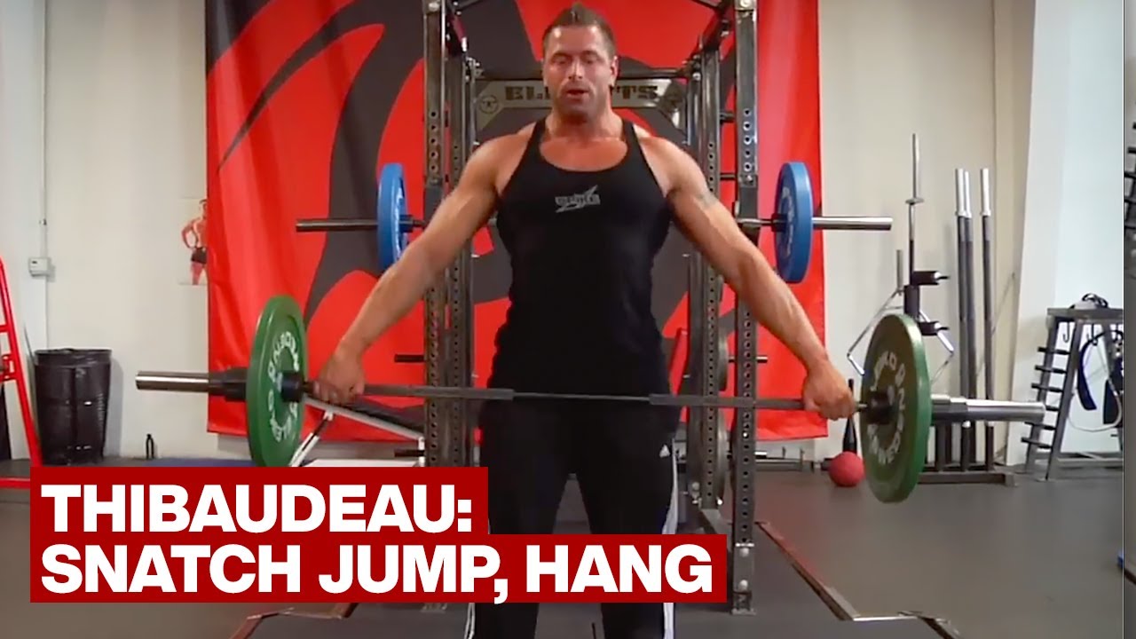 Snatch Jump from Hang - YouTube