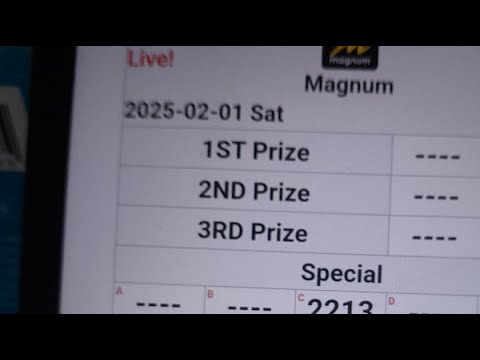 Magnum 4d live draw ini 4d live - YouTube