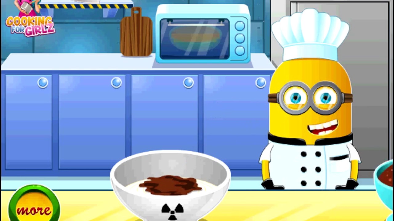 minions cocinando || juegos de los minios || pasteleria de los minios ...