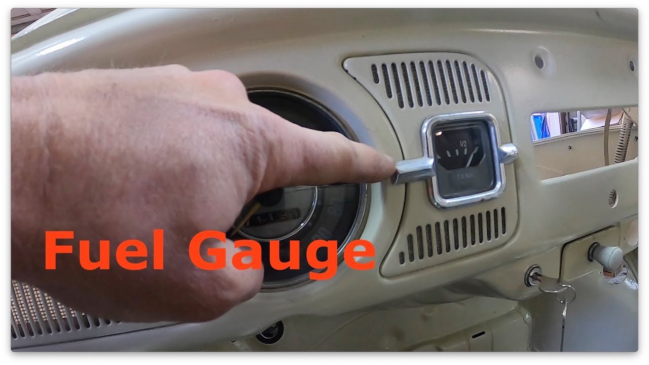 1961 VW Beetle (65 Pan) - Fuel Gauge and Misc Progress - 080 - YouTube