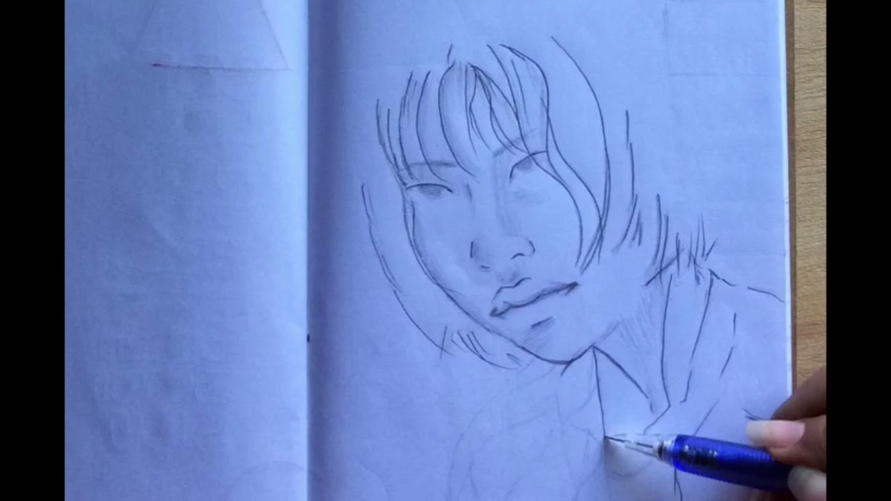 Squid game Sae byeok easy drawing // Korean drama character drawings ...