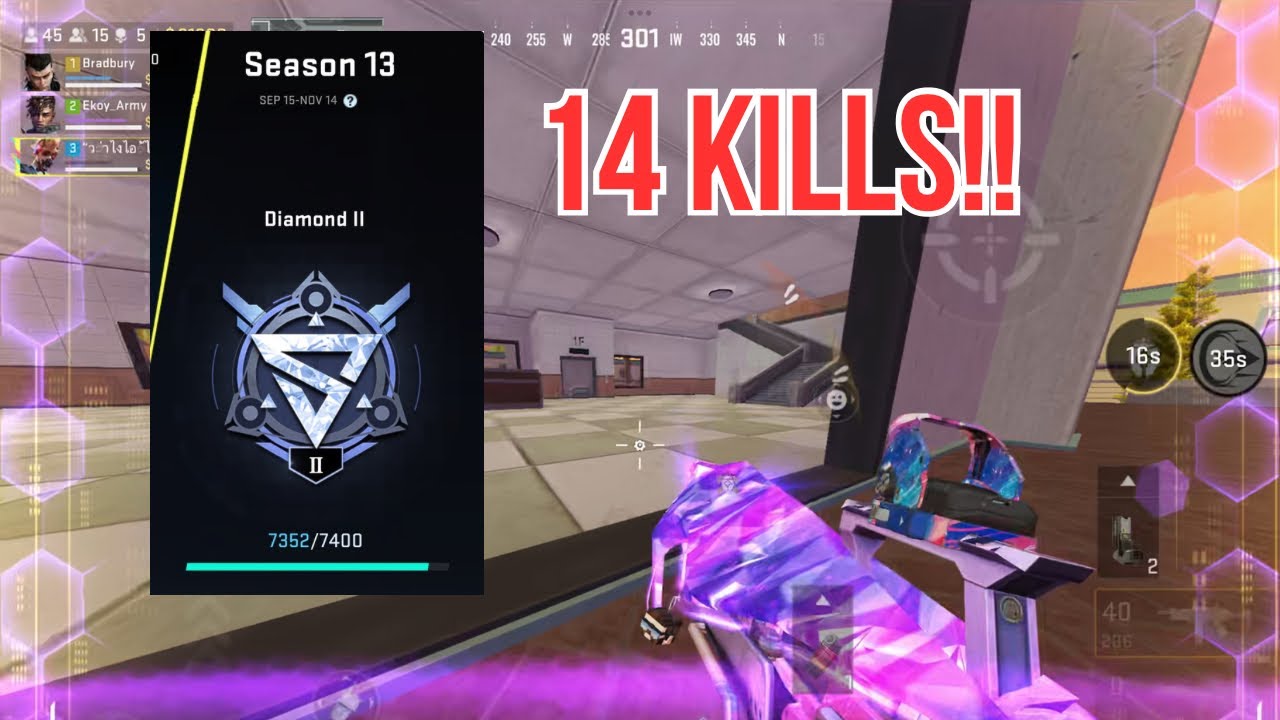 Blood Strike EP.1 Season 13 rank reset, squad 14kills - YouTube