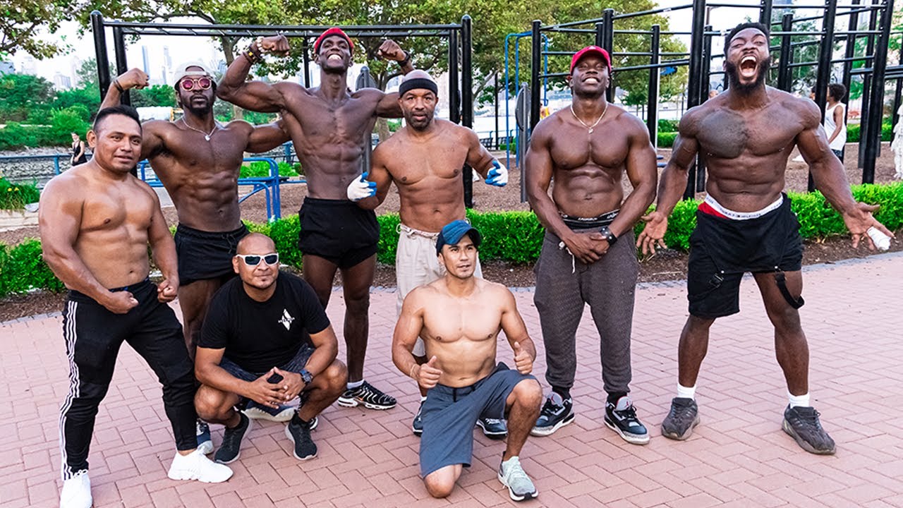 BEGINNER CALISTHENICS WORKSHOP with SCOTT BURNHARD BROLY GAINZ, GUNBY ...