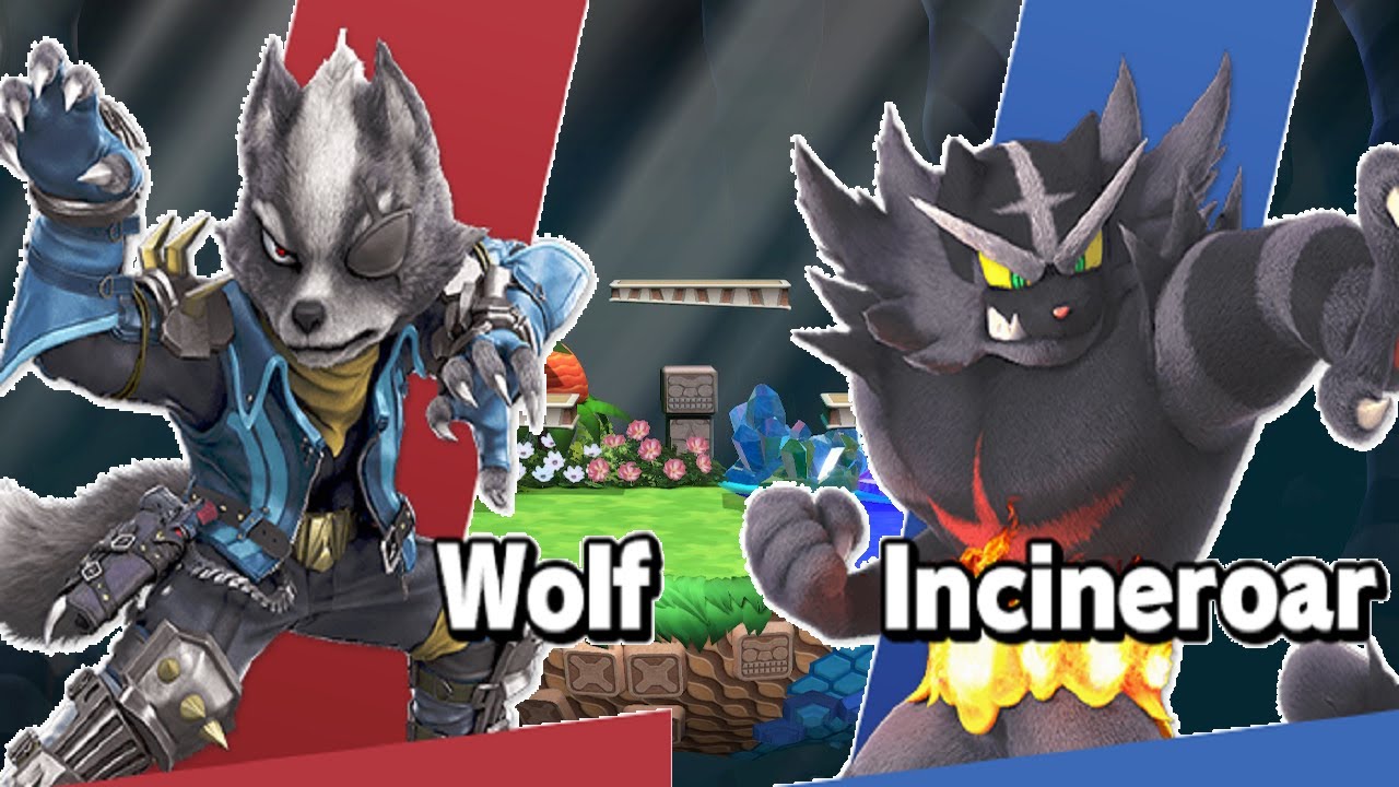 Wolf vs. Incineroar (Super Smash Bros. Ultimate) - YouTube