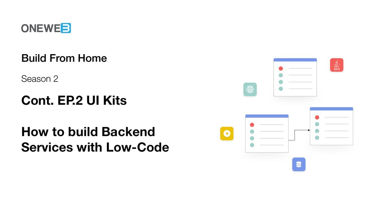 BFH2 EP2. Cont. How to build Backend Services with Low-Code - YouTube