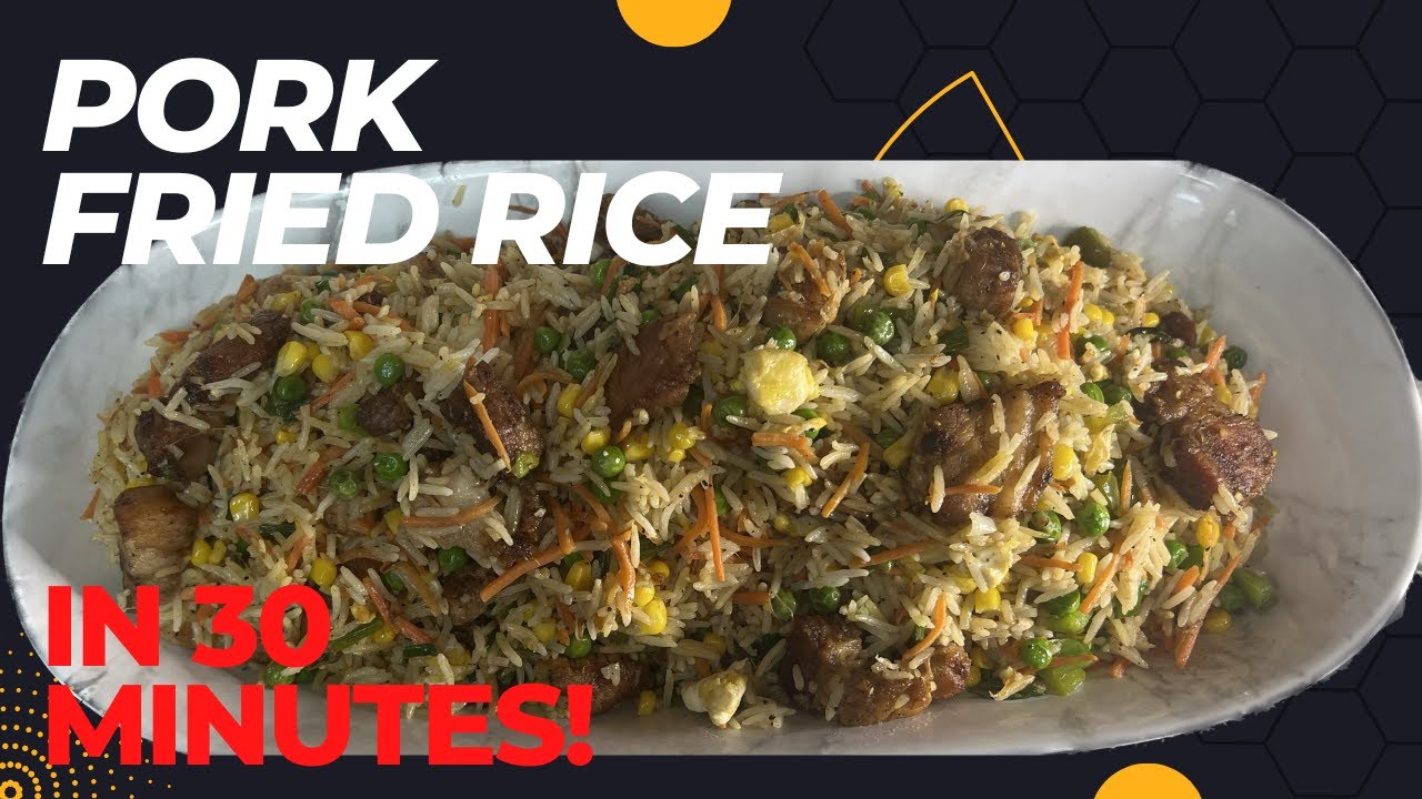 How to Make Barbecued Pork Fried Rice | Easy Pork Fried Rice Recipe ...