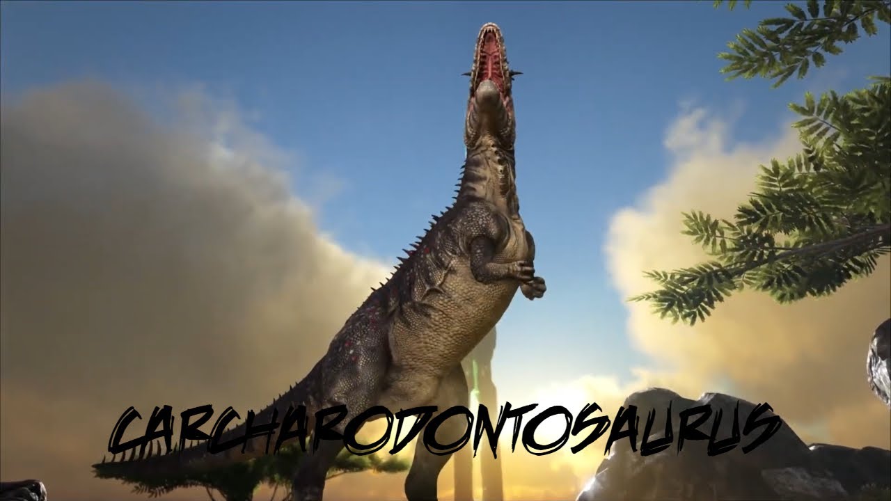 CARCHARODONTOSAURUS!! - Reveal Trailer | Ark Survival Evolved - YouTube