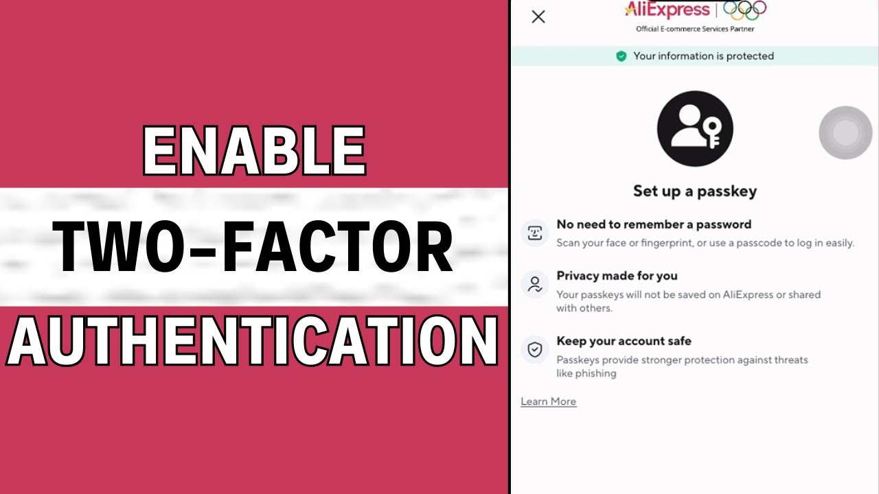 How to Enable 2FA on AliExpress | Turn on AliExpress Two-factor ...