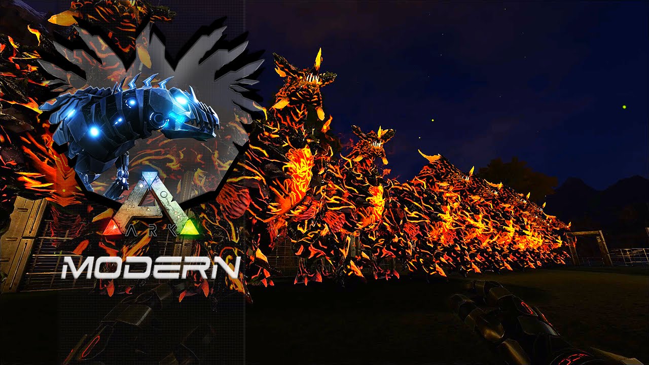ARK Mods The Center T2EP43 - O Exercito de Dragon God & Upgrade ...