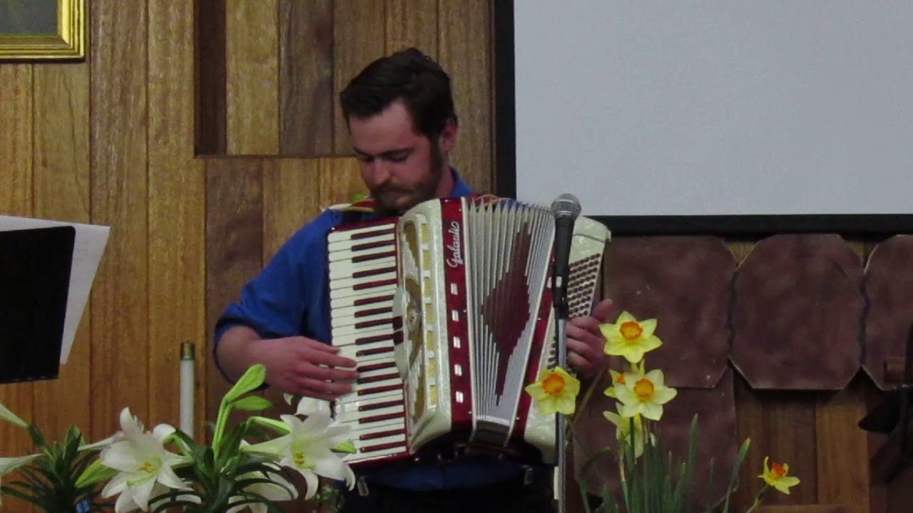 I'll Fly Away on Accordion -Riley Horton - YouTube